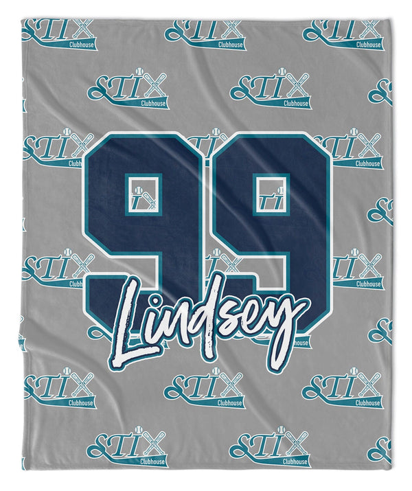 STIX SOFTBALL CUSTOM BLANKET - Highway 3