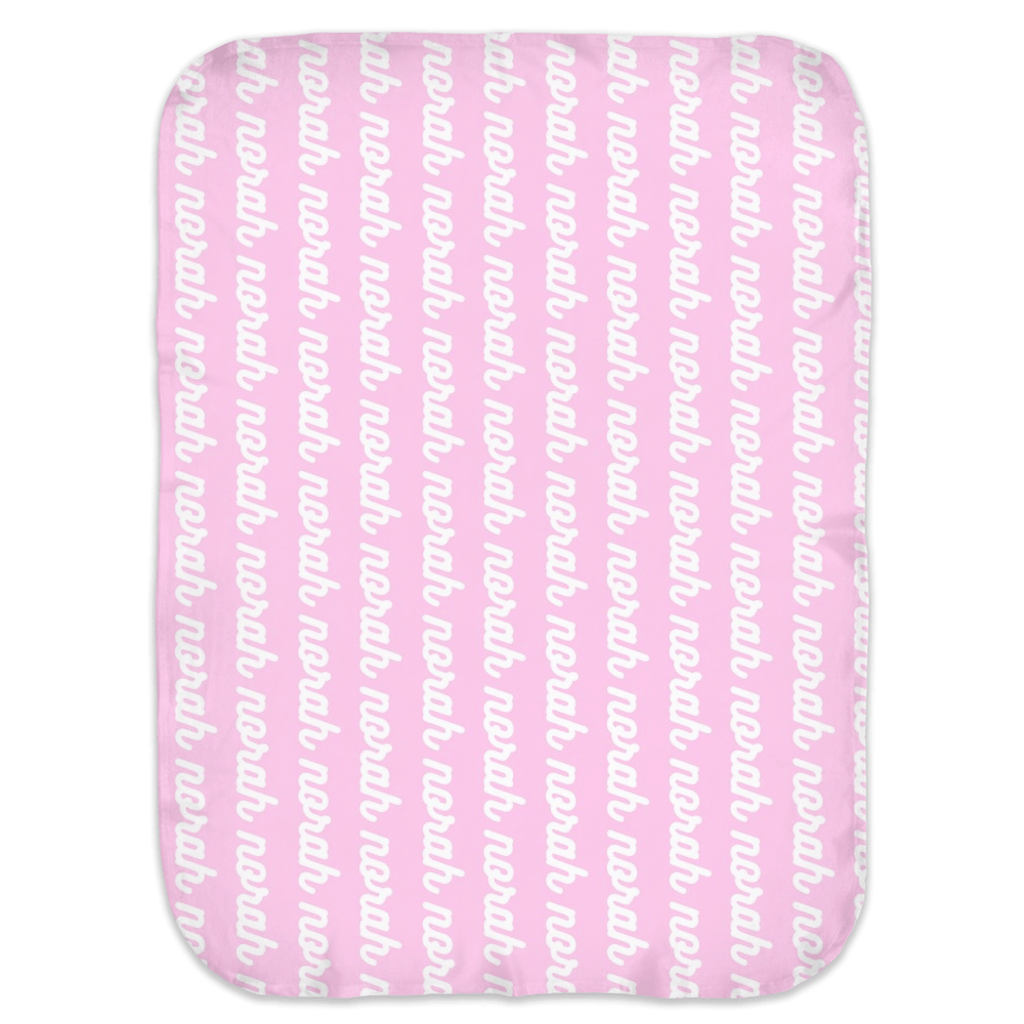 PERSONALIZED LIGHTWEIGHT SWADDLE BLANKET - RETRO CURSIVE - Highway 3