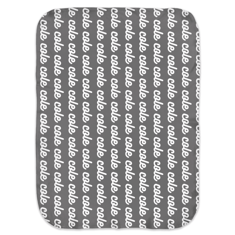 PERSONALIZED LIGHTWEIGHT SWADDLE BLANKET - RETRO CURSIVE - Highway 3