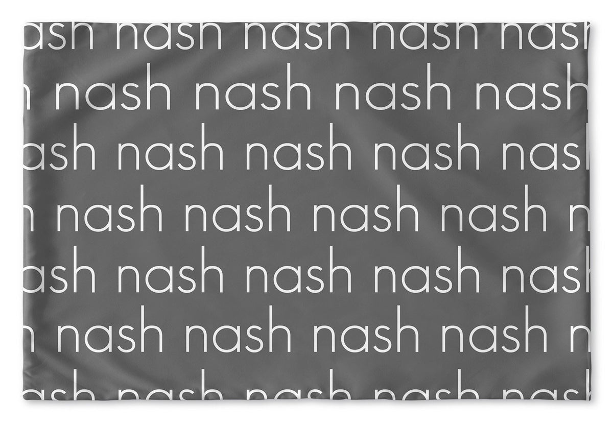 PERSONALIZED NAME PILLOW SHAM - LIGHT (MULTIPLE COLOR OPTIONS) - Highway 3