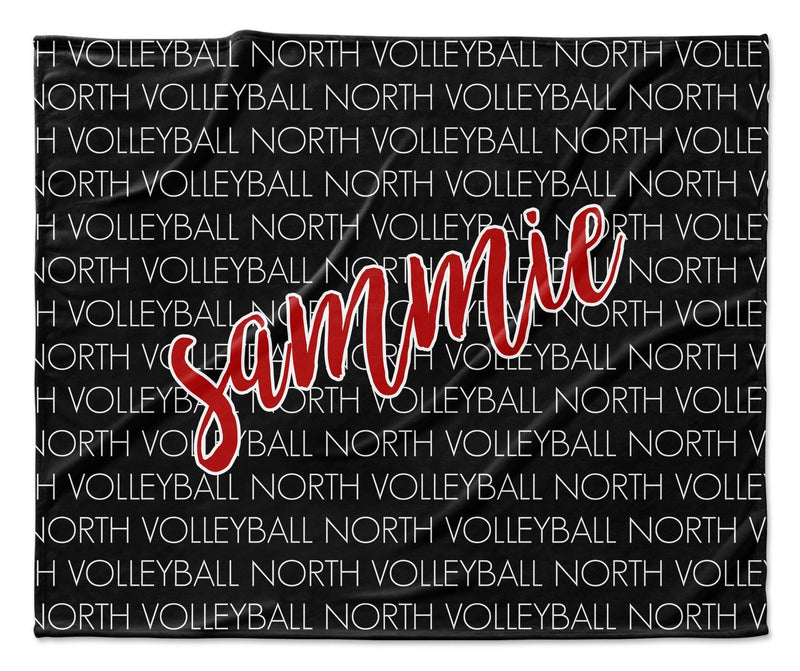 TEAM - CURSIVE PERSONALIZED NAME THROW BLANKET - Highway 3